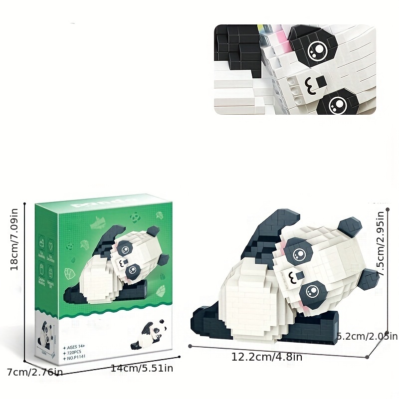 Creative Assembly Building Block Toy Panda Series Gift - Temu United ...