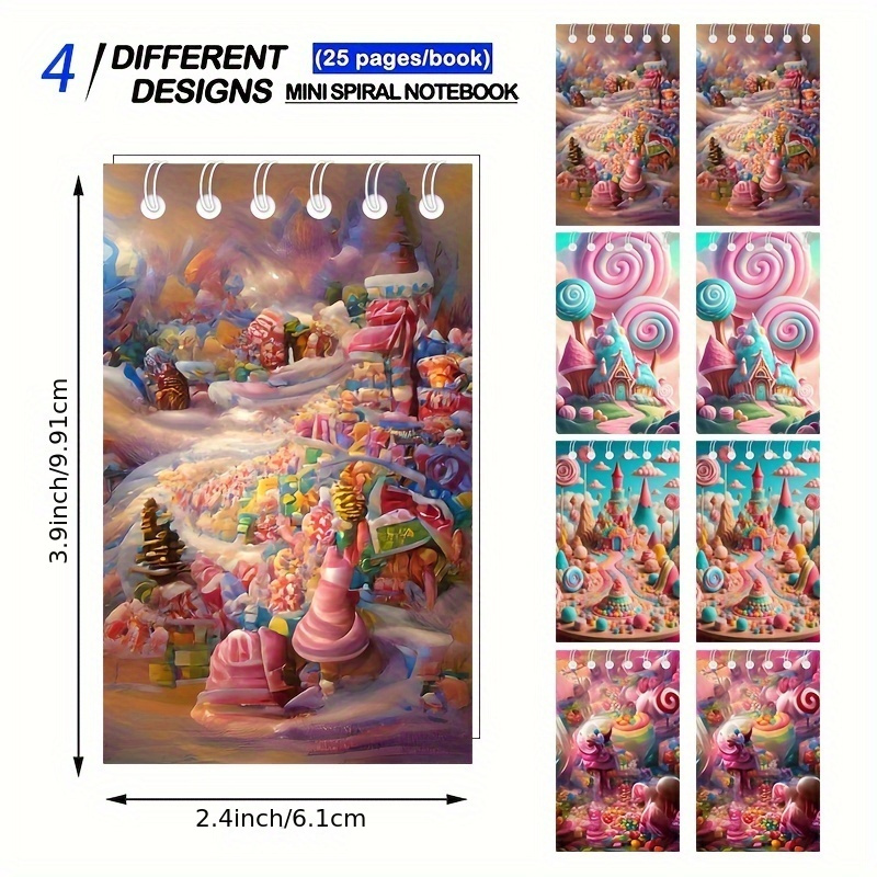 Candyland Party Favors Candyland Party Mini Notebooks - Temu
