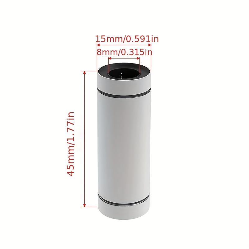 2pcs Lm8 Lm8uu Lm3uu Lm10uu Lm16uu Lm6uu Lm12uu Linear Ball Bearings ...