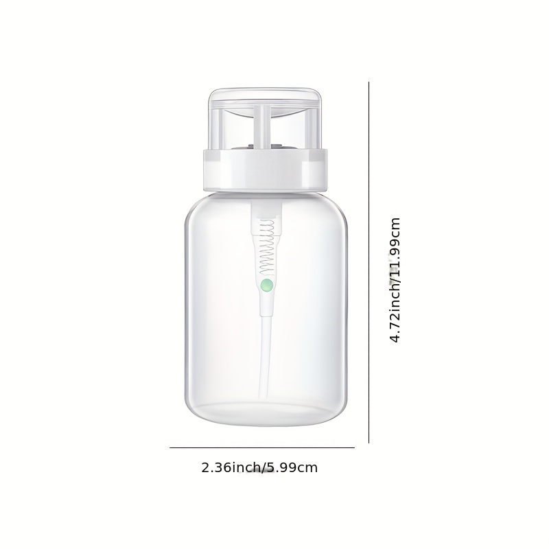 Portable Empty Transparent Pump Dispenser Bottle Plastic - Temu