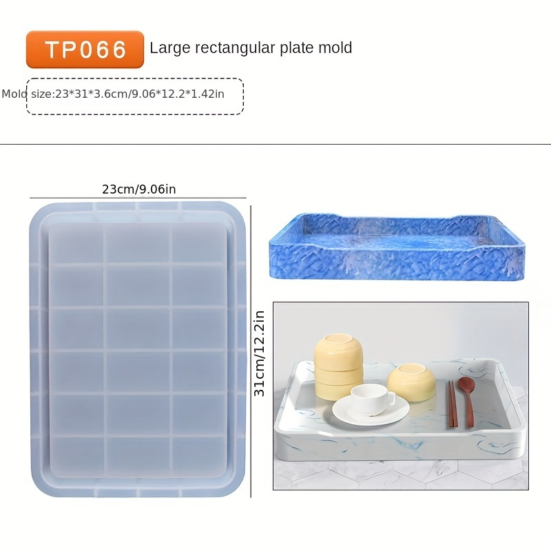 1pc 34 Kinds Tray Mold Resin Fruit Tray Dish Tray Tea - Temu United Kingdom