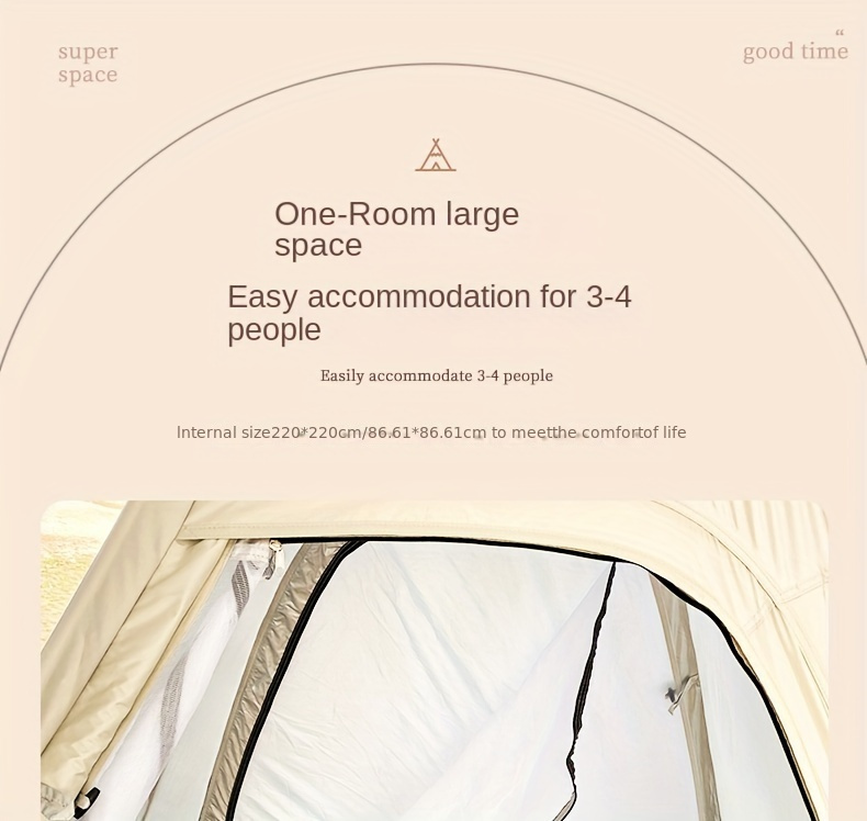 Luxury Indian Pyramid Tent With Sky Curtain Outdoor Camping Thickened ...