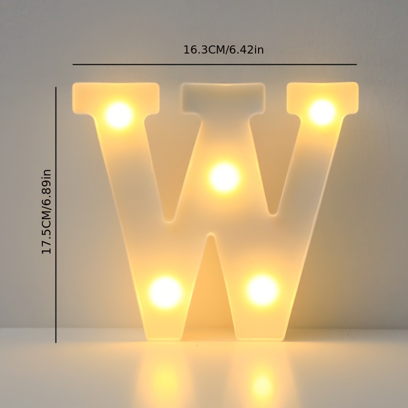 Led Letter Lights Number Symbol Modeling Lights Marriage - Temu United ...