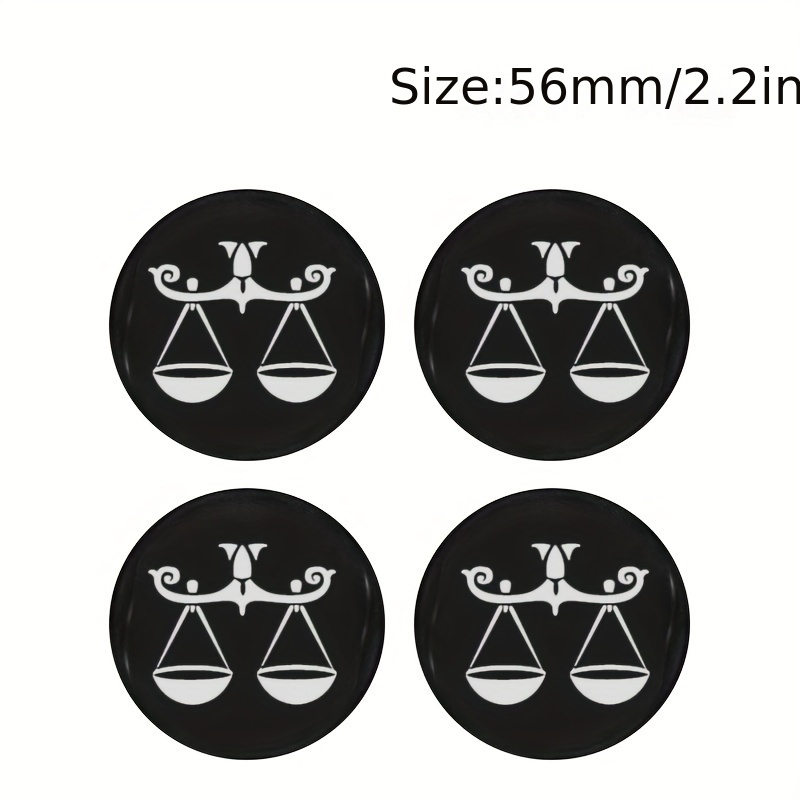 Car Tire Accessories Car Hub Center Cover Labeling Libra - Temu Canada