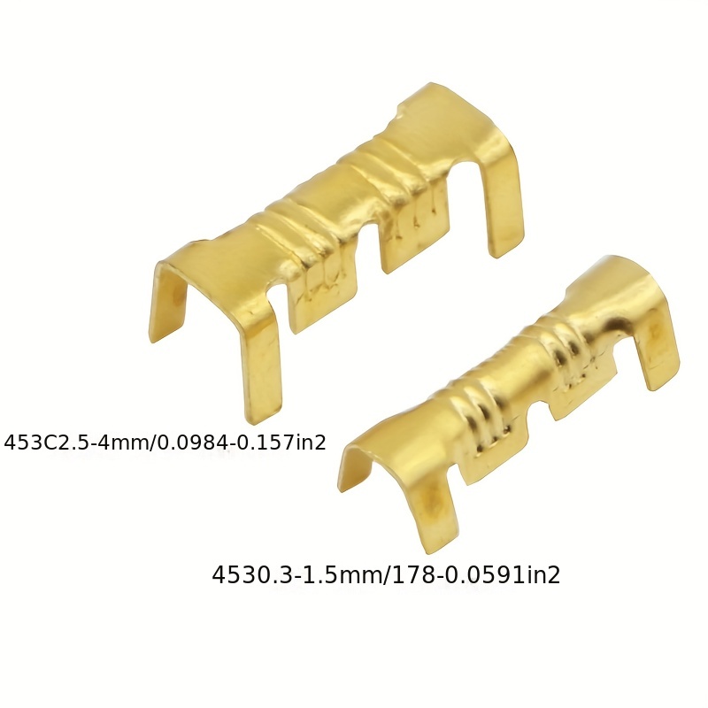 100pcs 453 453c U Shaped Terminal Tab Cold Inserts Terminal Wire ...