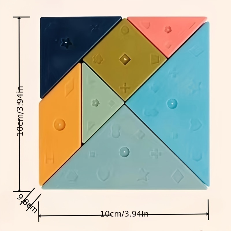 Tangram Puzzle Board Children's Early Education Educational - Temu ...
