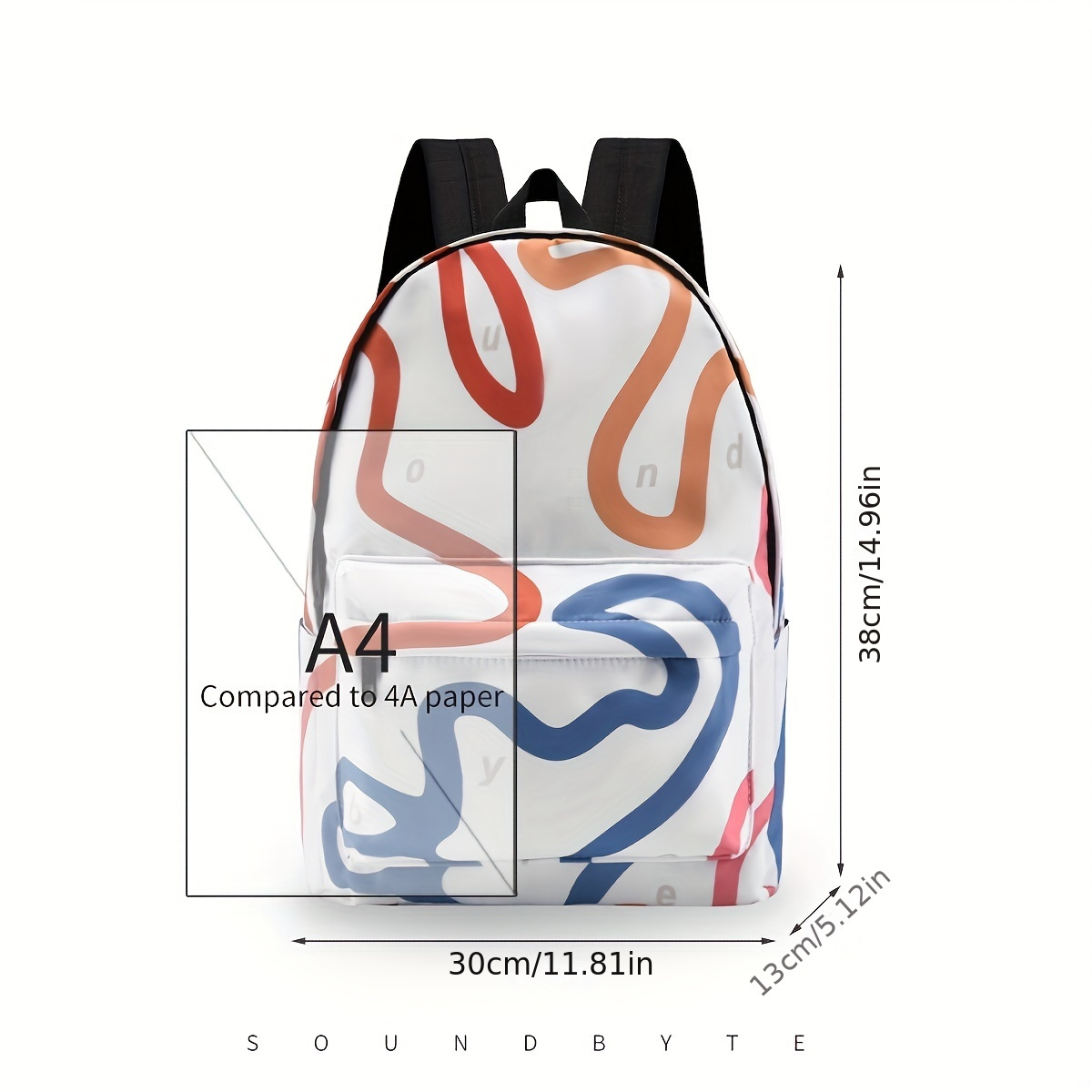 Soundbyte Schoolbag College Student High School Travel - Temu Canada