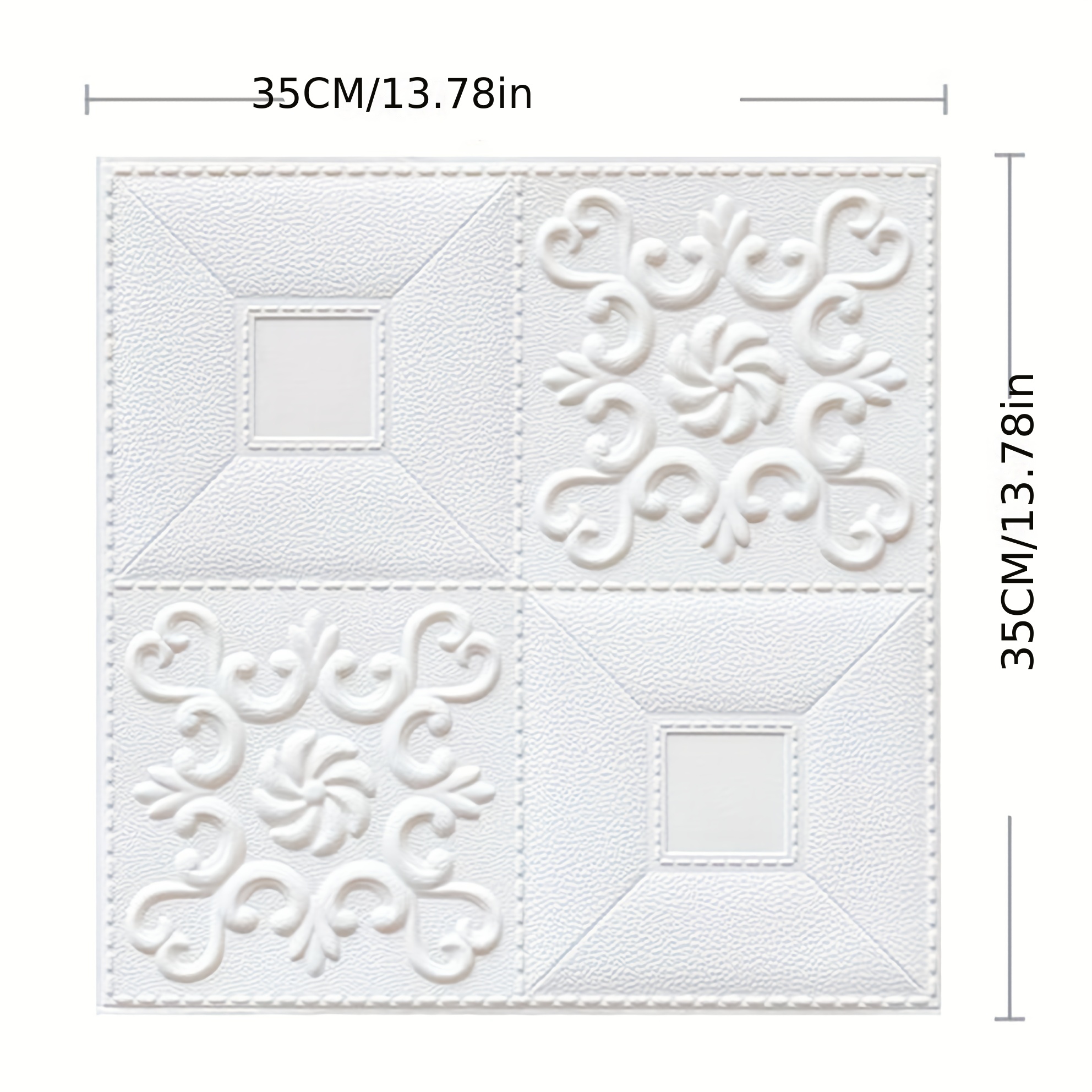 3d Wall Tile Sticker Foam Self Waterproof Moisture - Temu Australia