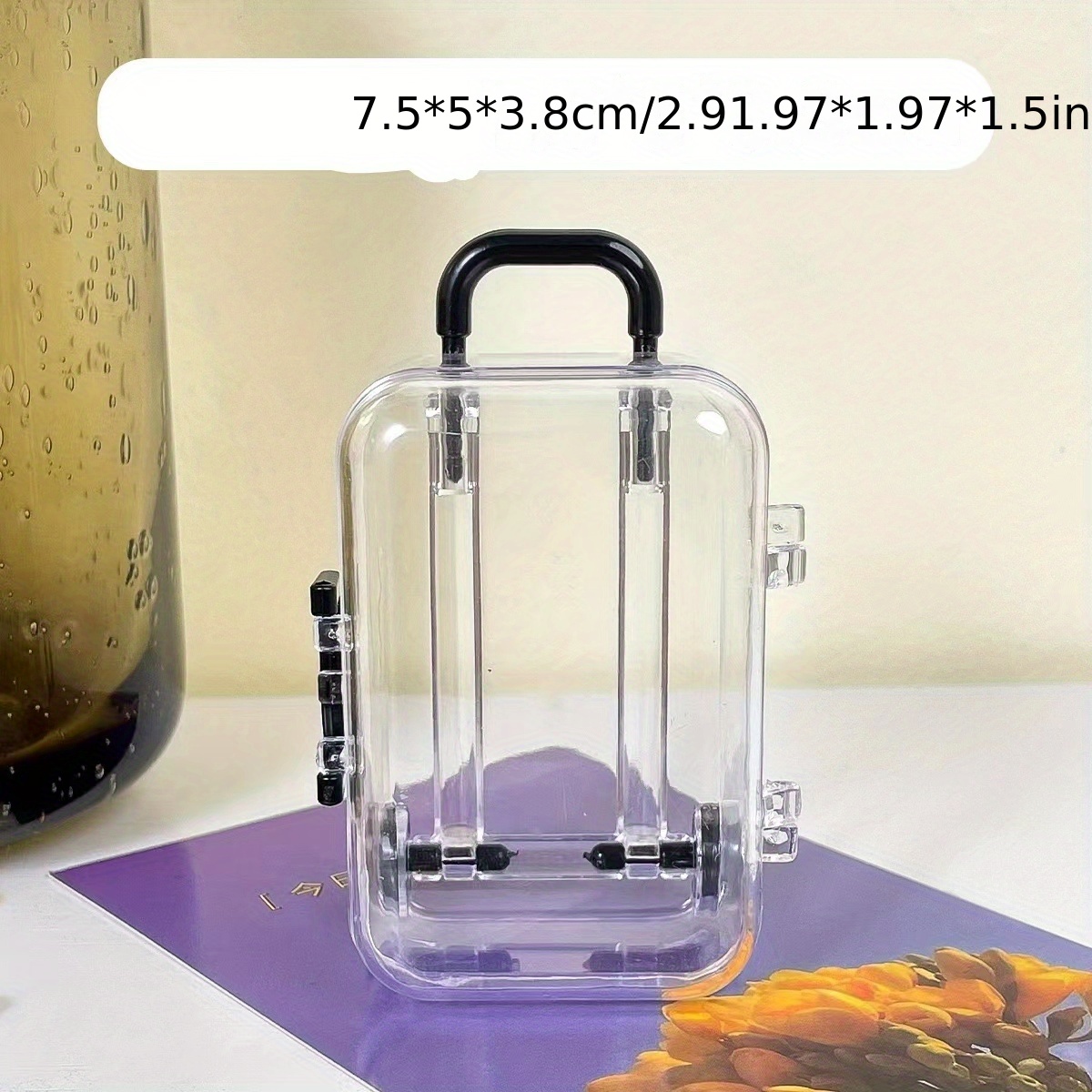 1 Creative Mini Trolley Storage Box Small Items Storage Box - Temu Canada