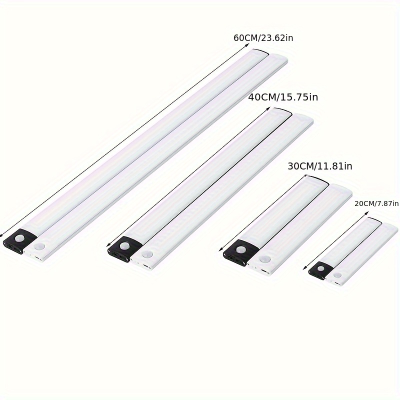 3 Colors Dimmable Led Sensor Light Usb Rechargeable Motion - Temu ...