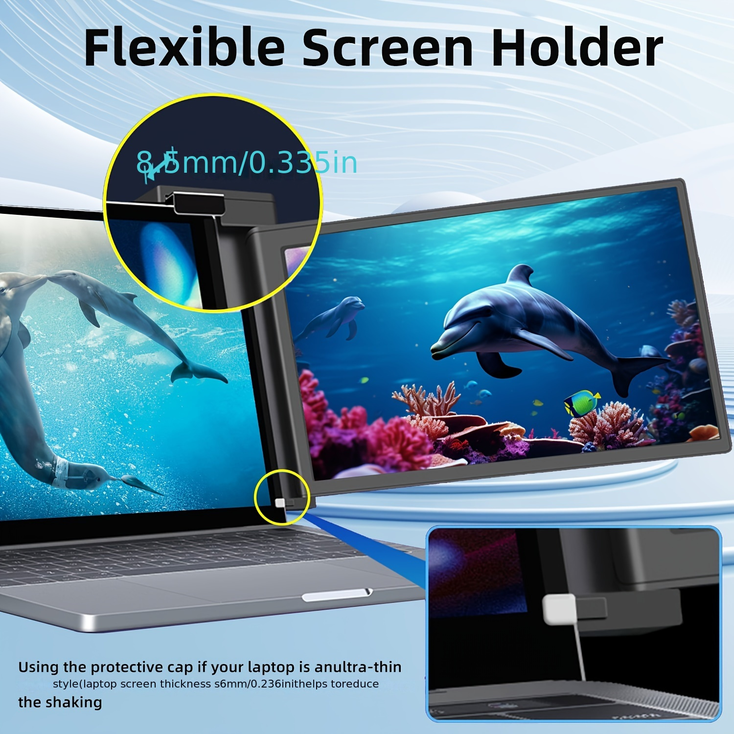 laptop screen extender sold on Temu United States