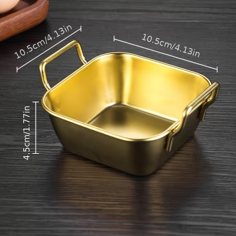 3-piece Stainless Steel Serving Set - Thick, Durable Plates For Bbq ...