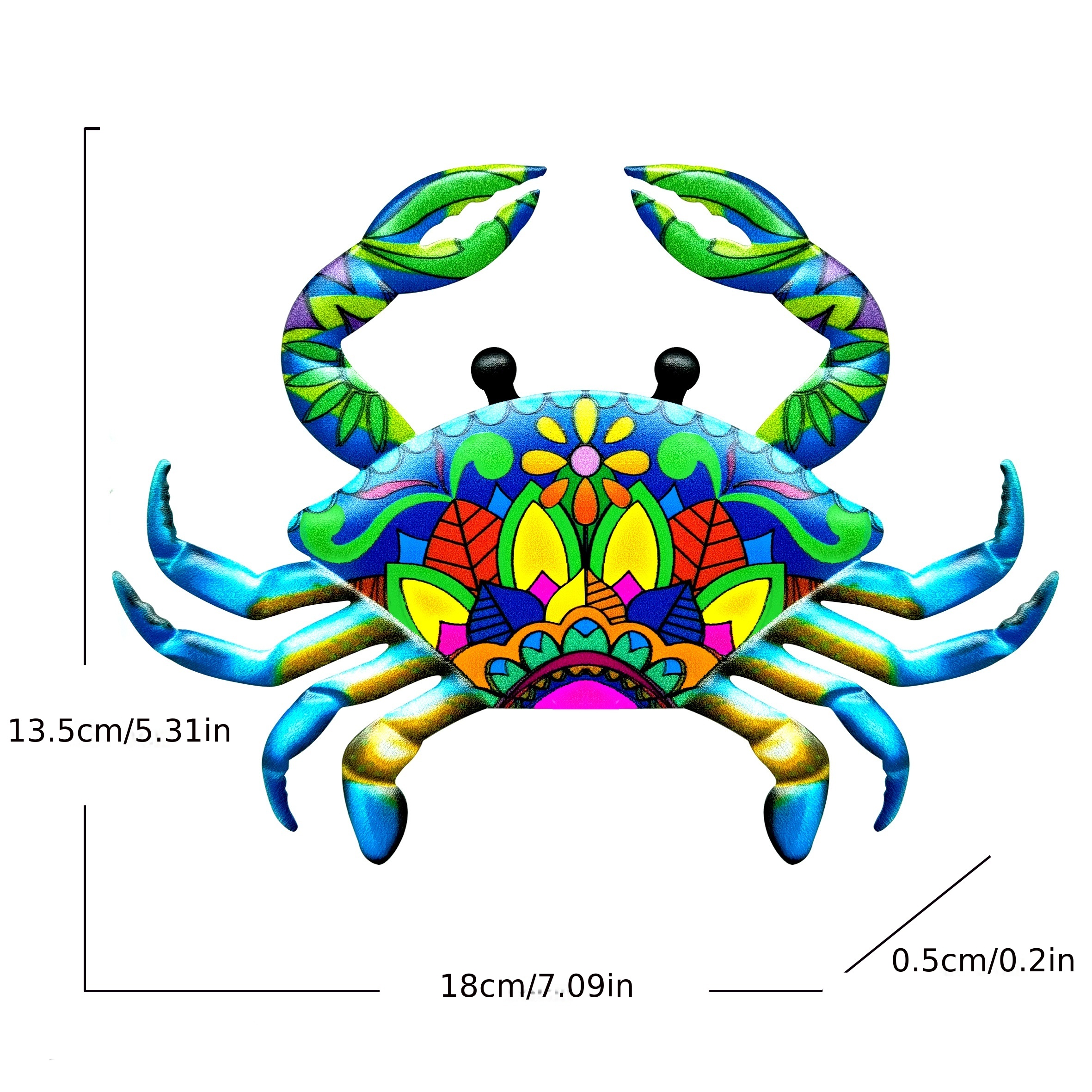 Crab Wall Hanging Decoration Animal Decor Home Accents Decor - Temu