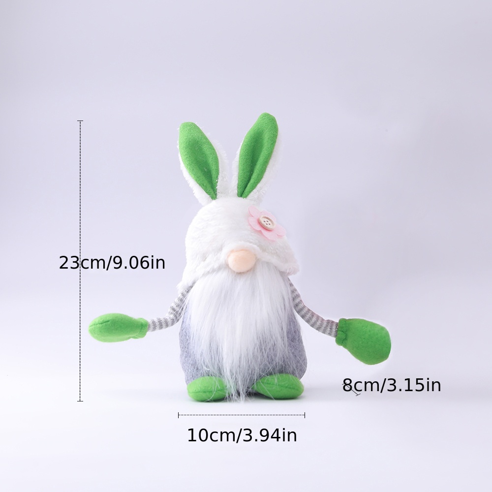 1pc Easter Bunny Gnome Plush Doll Figure Easter Decor Easter Gift Room ...