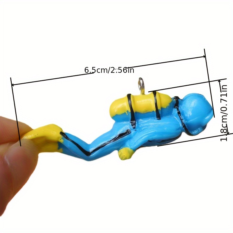 aquatic themed floating ornament for fish tanks abs resin aquarium ...