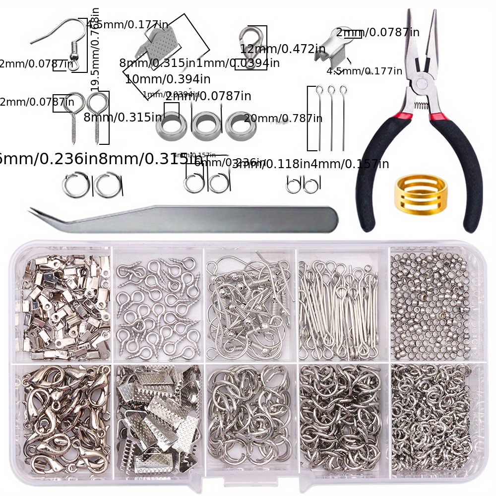 Alloy Jewelry Accessories Set Jewelry Making Tools Copper - Temu United ...