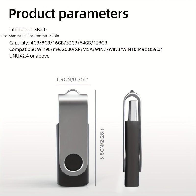 Usb Flash Drives Usb 2.0 Pen Drive 128gb 64gb 32gb High - Temu United