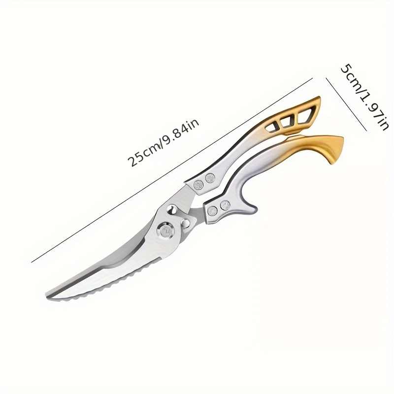 Stainless Steel Strong Chicken Bone Scissors Fish - Temu United