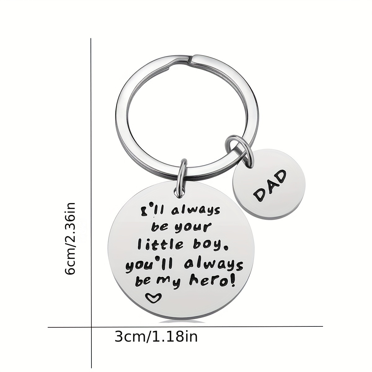 stainless steel keychain christmas gift dad birthday gift - Temu United ...