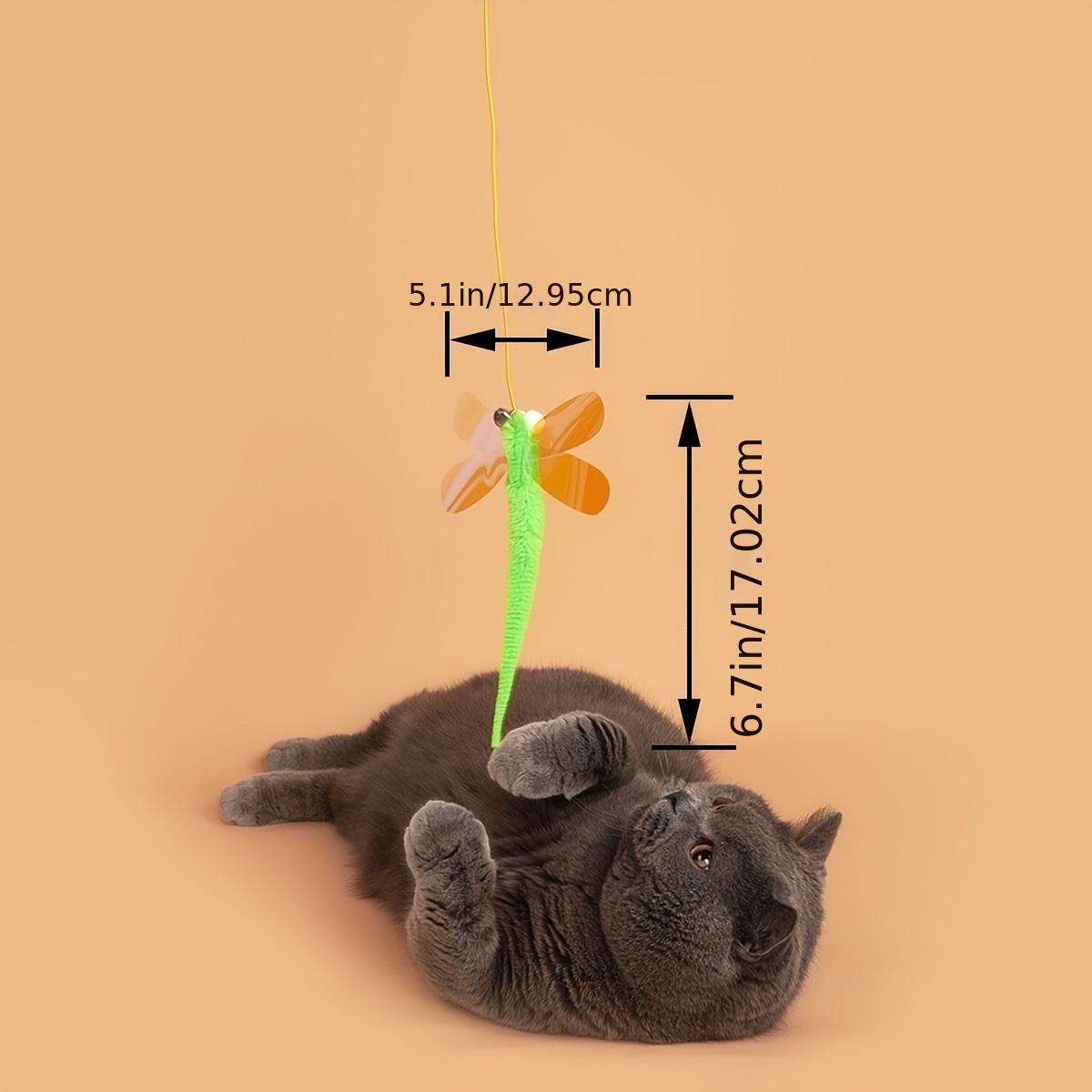 Interactive Cat Toy: Catch Dragonfly A Retractable Hanging - Temu