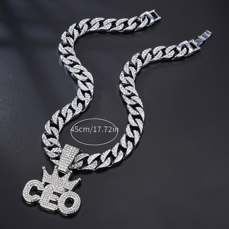 Pendant + Cuban Chain - Temu Australia