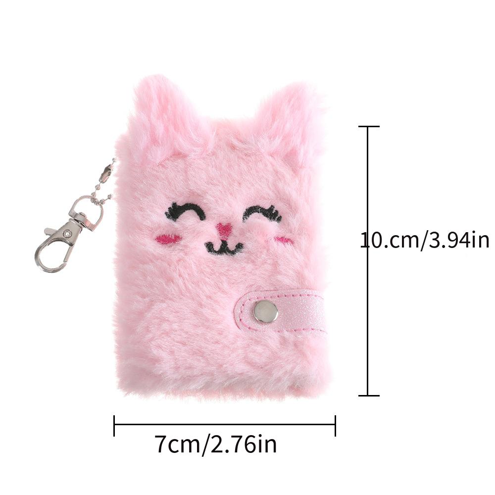 Mini Cat Plush Book Random Color - Temu