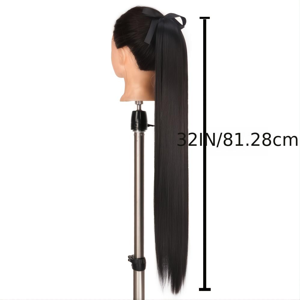 Ponytail Extension Long Straight Synthetic Hair Extensions - Temu