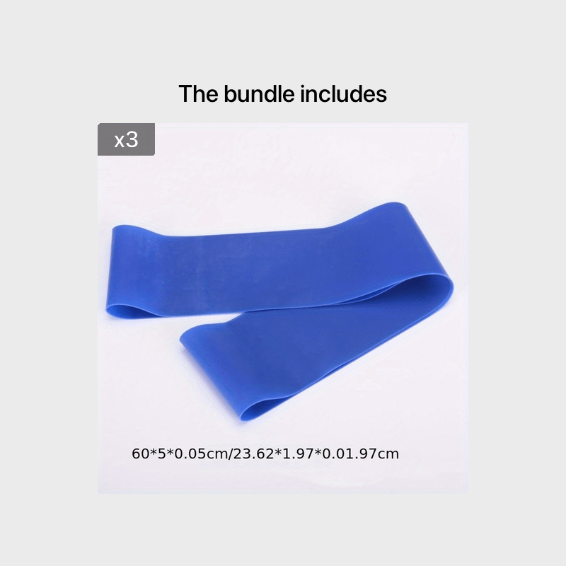 Yoga Resistance Belt For Leg Thigh Training Rubber Pilates Stretch Band ...