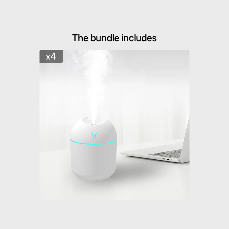 250ml Mini Ultrasonic Air Humidifier Romantic Light Usb Essential Oil ...