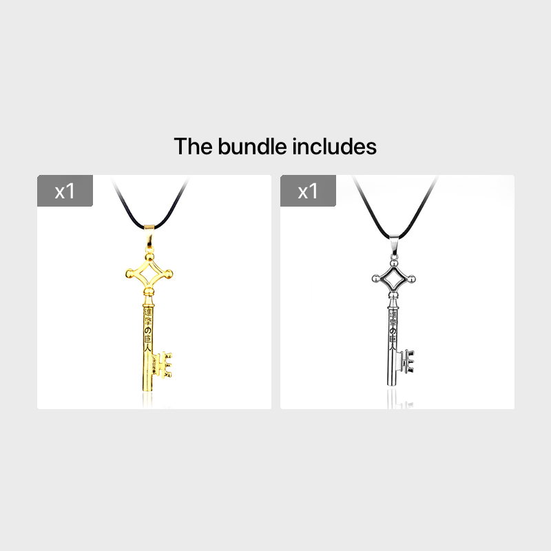 Attack On Titan Funky Alloy Key Pendant Necklace | Shop Now For Limited ...