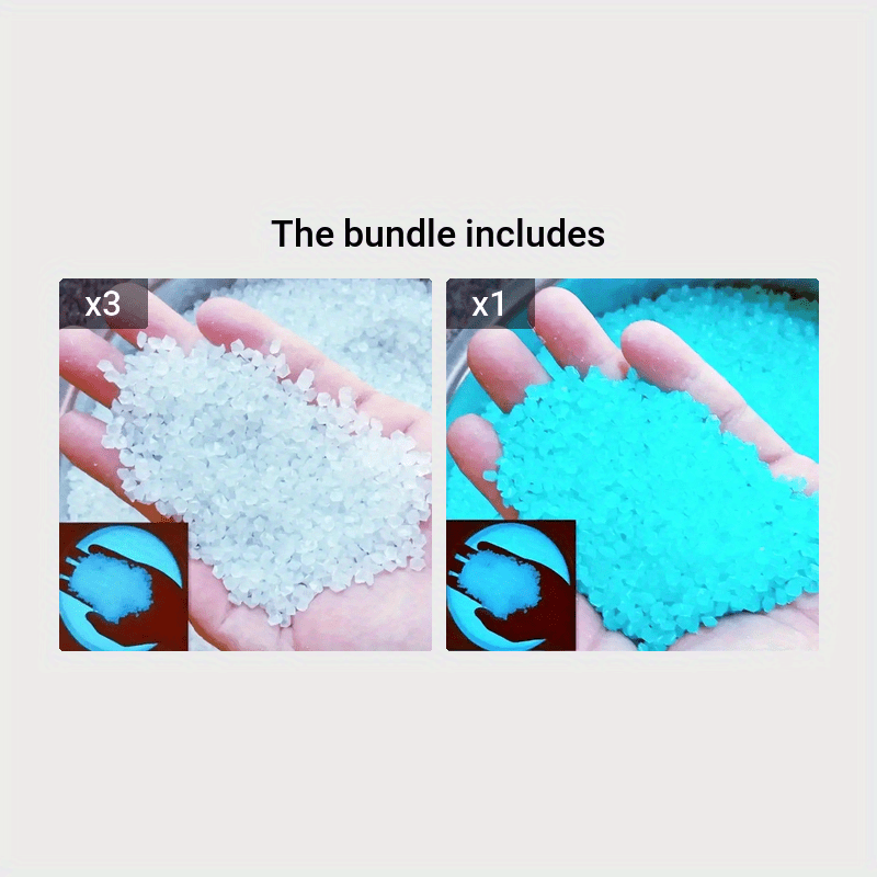 Mini Luminous Resin Stones Resin Glow In Dark Rocks - Temu