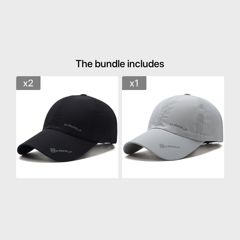Men's Casual Fashion Trendy Kairui Letter Logo Baseball Cap | Shop Now ...