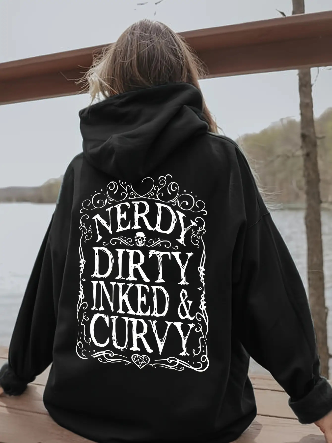 gothic hoodies sold on Temu United States
