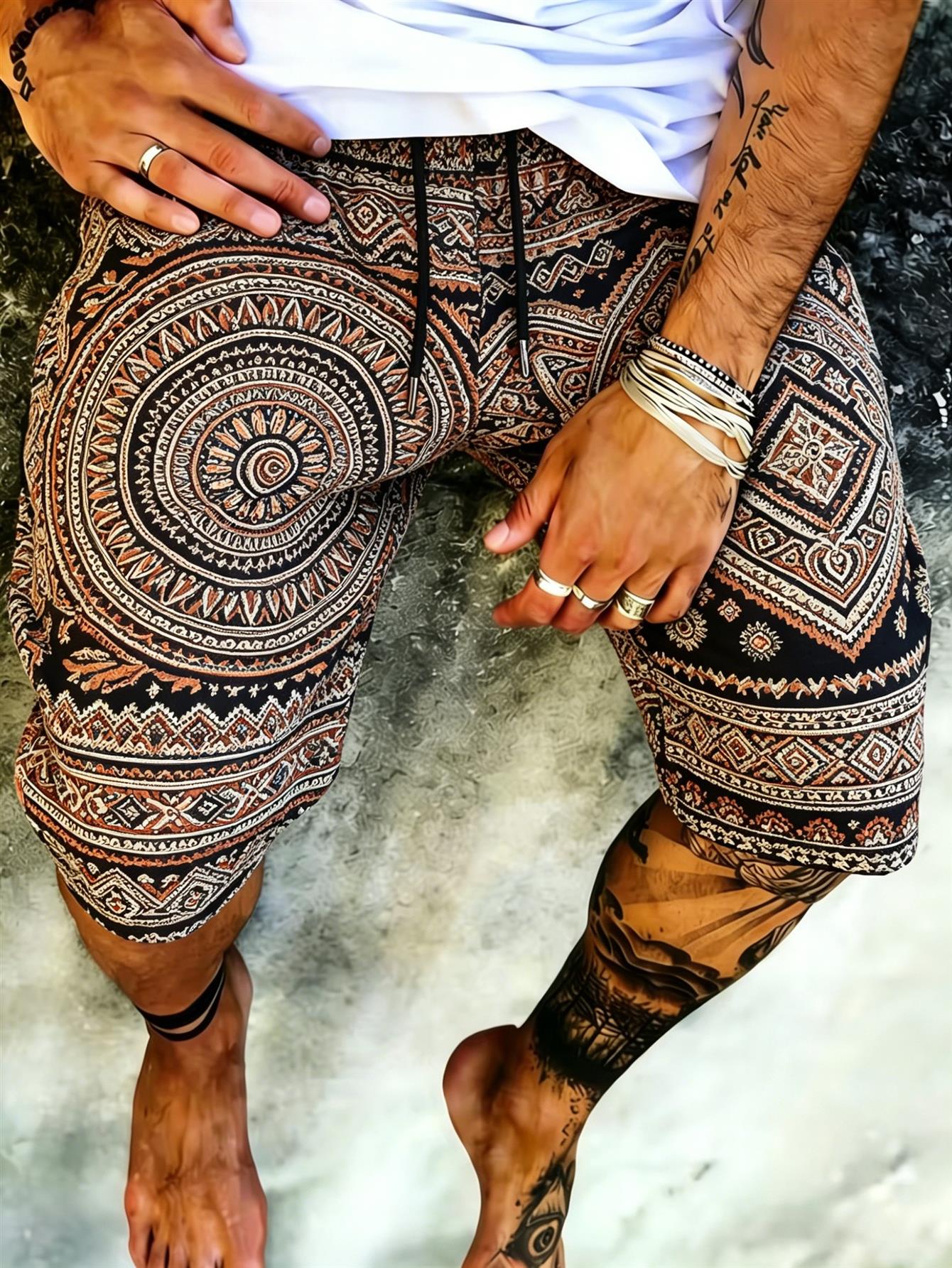 men ethnic pants sold on Temu United States