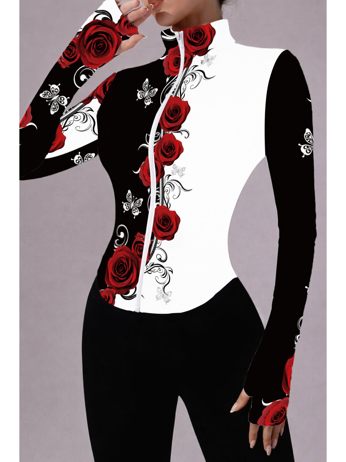 rose jacket sold on Temu United States