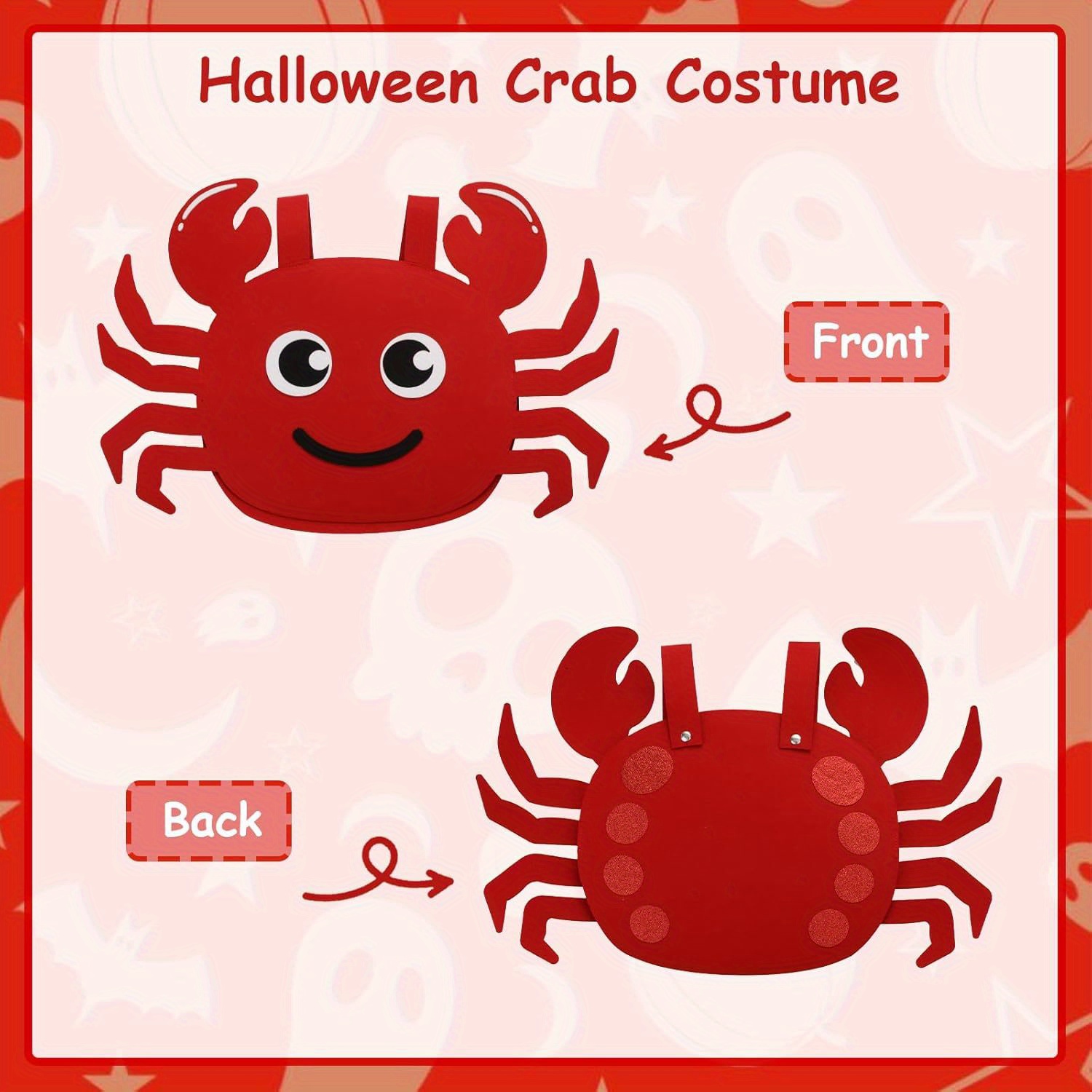 crab costume sold on Temu United States