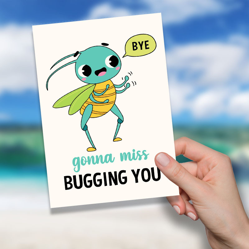 Abschiedskarten Design