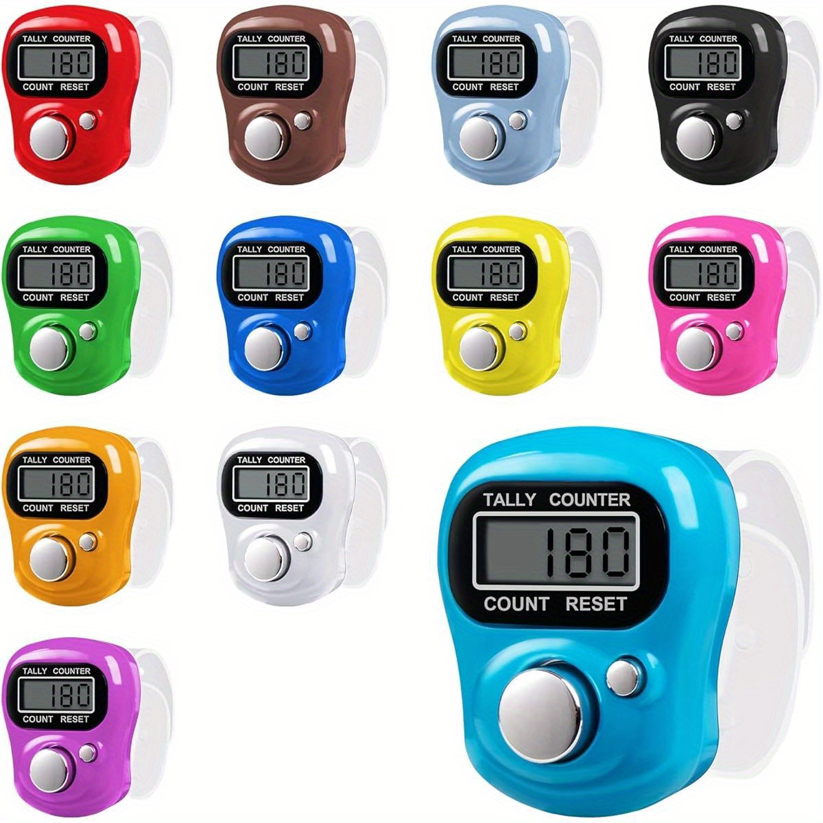 Dhikr Counter Ring Finger Tally Counter, Rechargeable Tally Counter BT5 ...