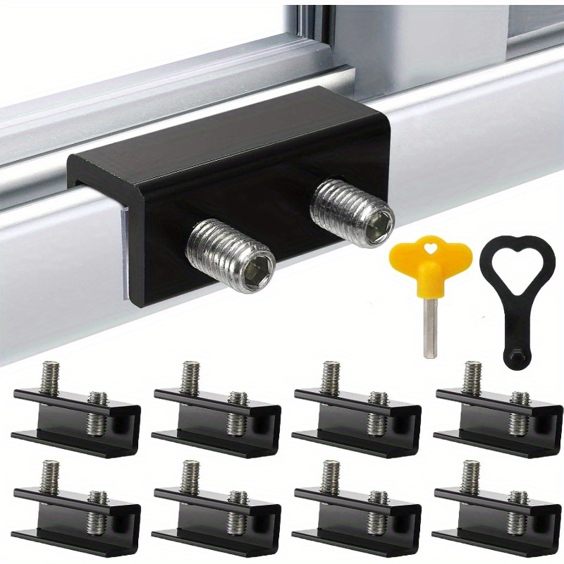 Aluminum Sliding Window Locks 8-Pack Window Locks For Sliding Windows ...