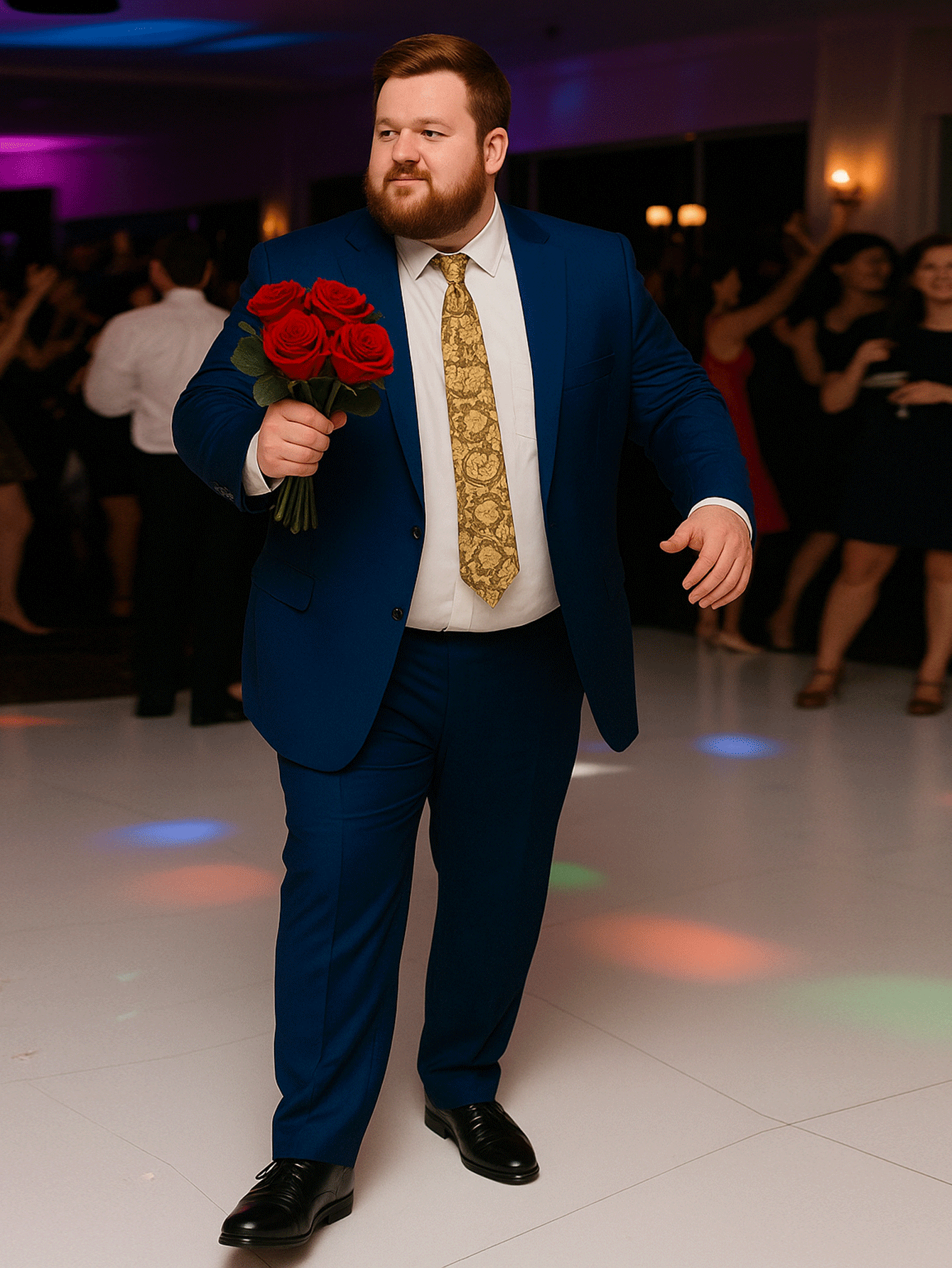 big and tall suits sold on Temu United States