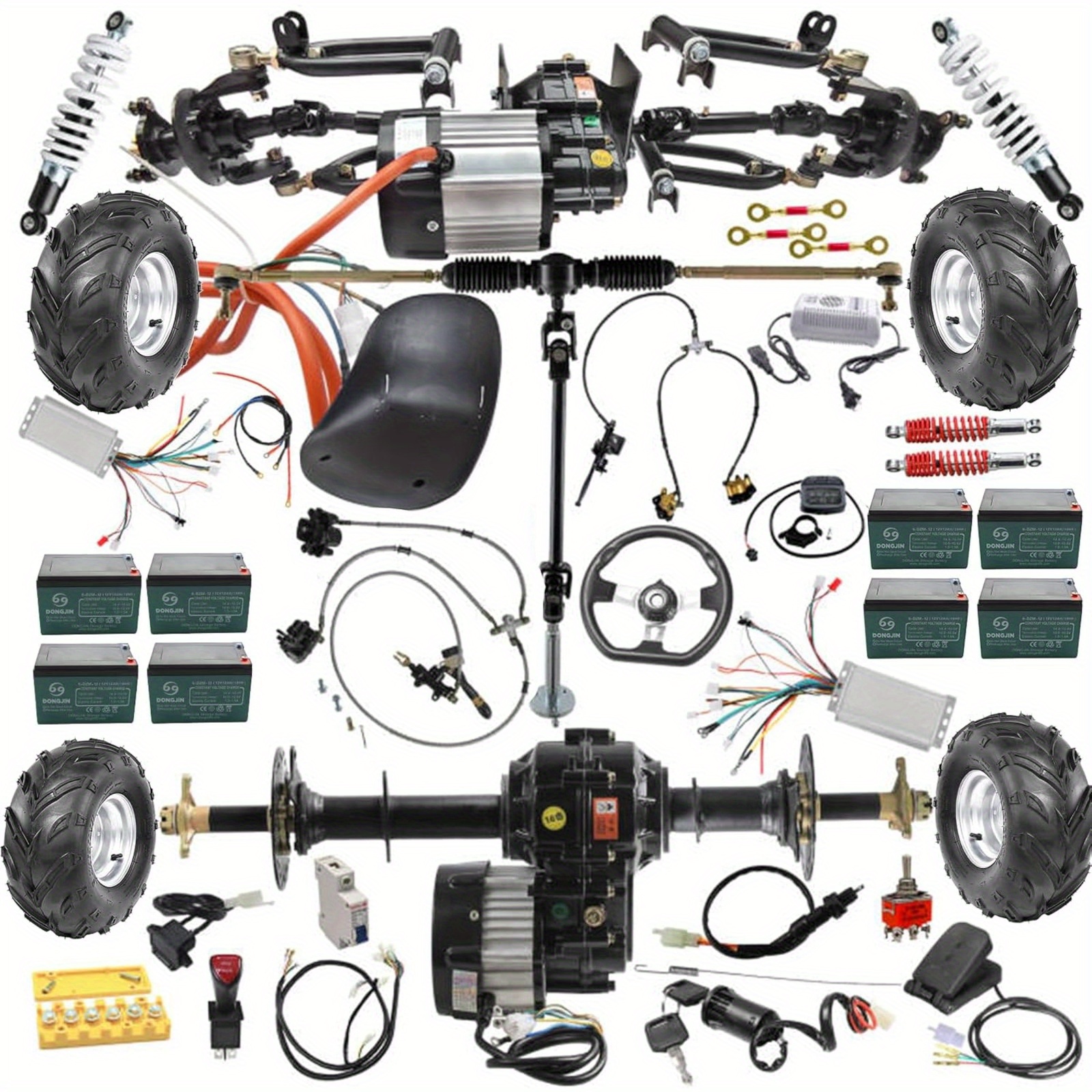 go kart kit set sold on Temu United States