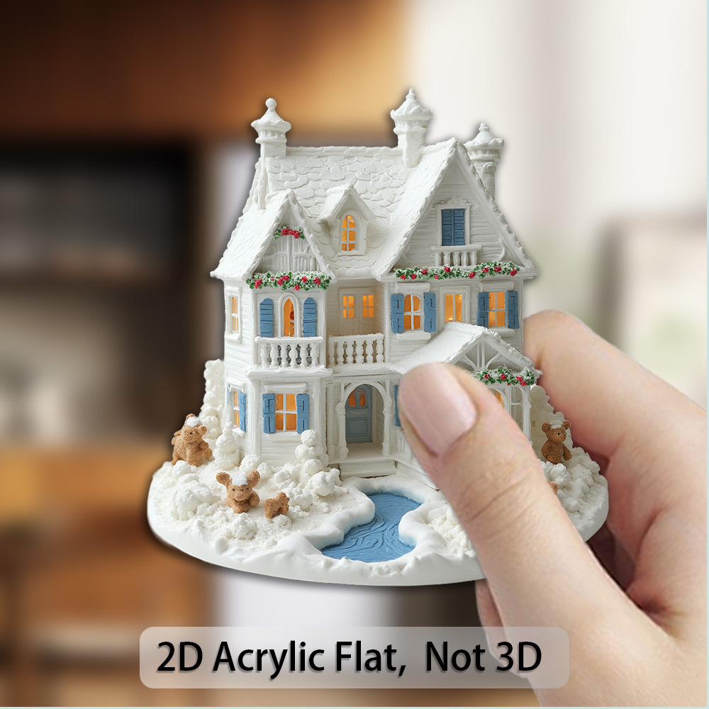 christmas villages decorations sold on Temu United States