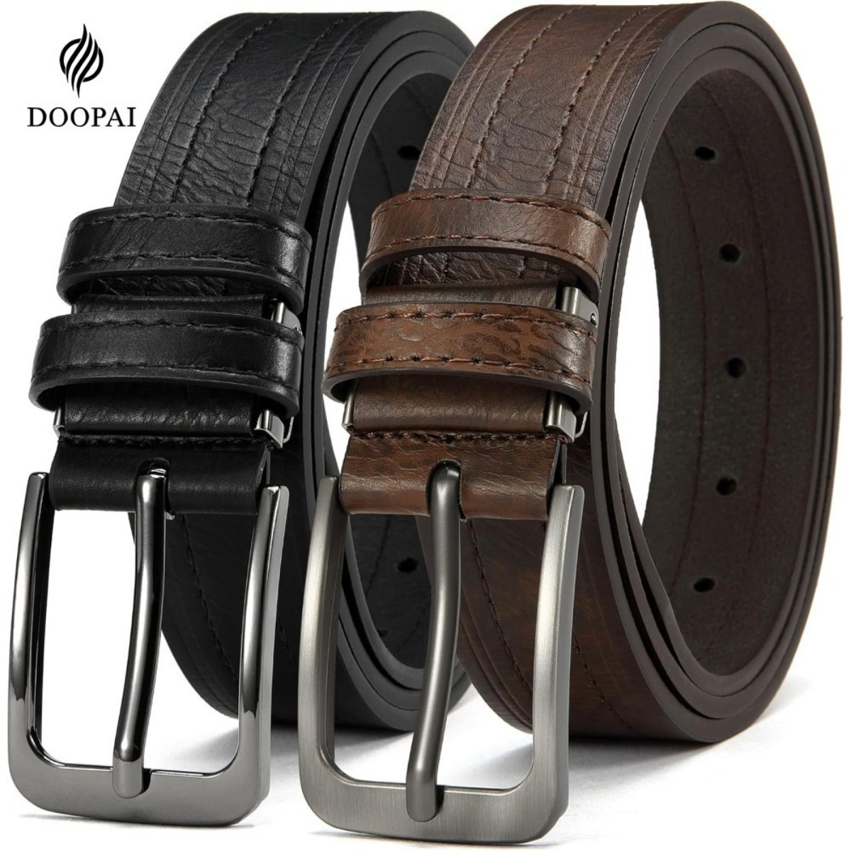 men leather belt sold on Temu United States