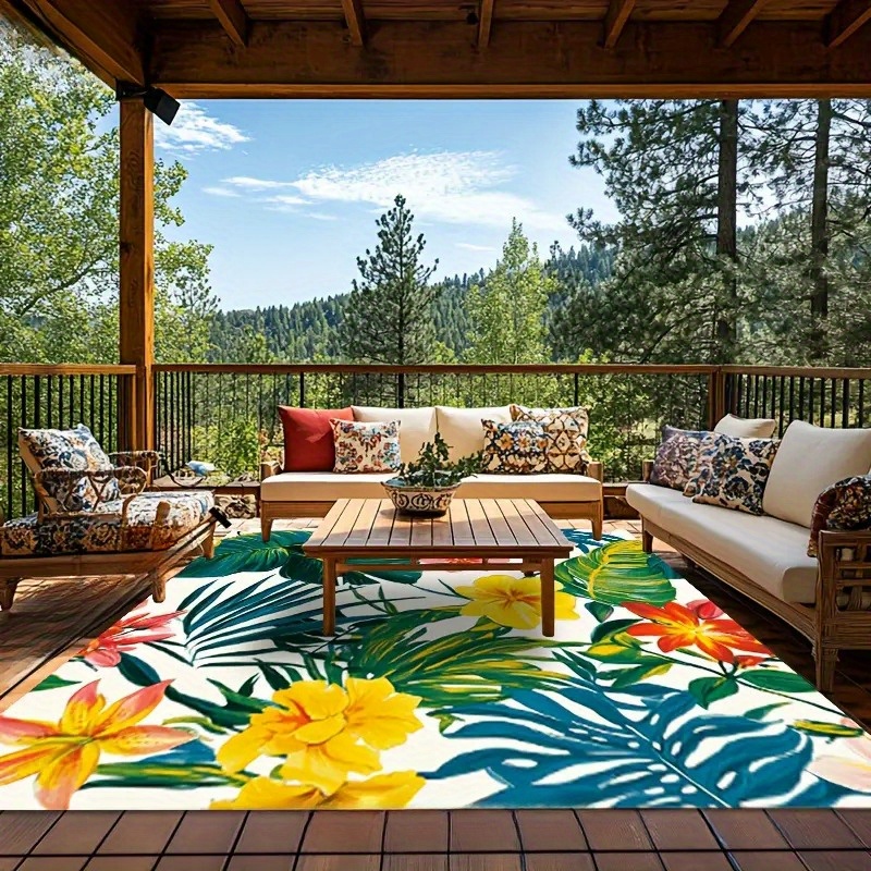 outdoor rugs sold on Temu United States