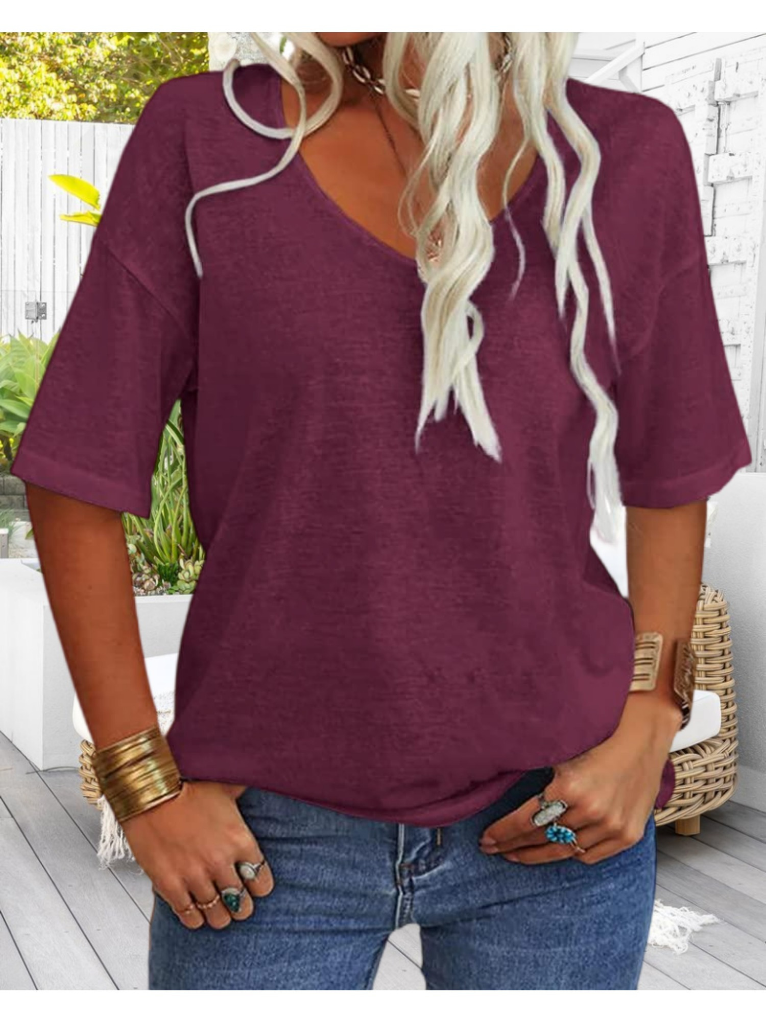 ladies tops sold on Temu United States