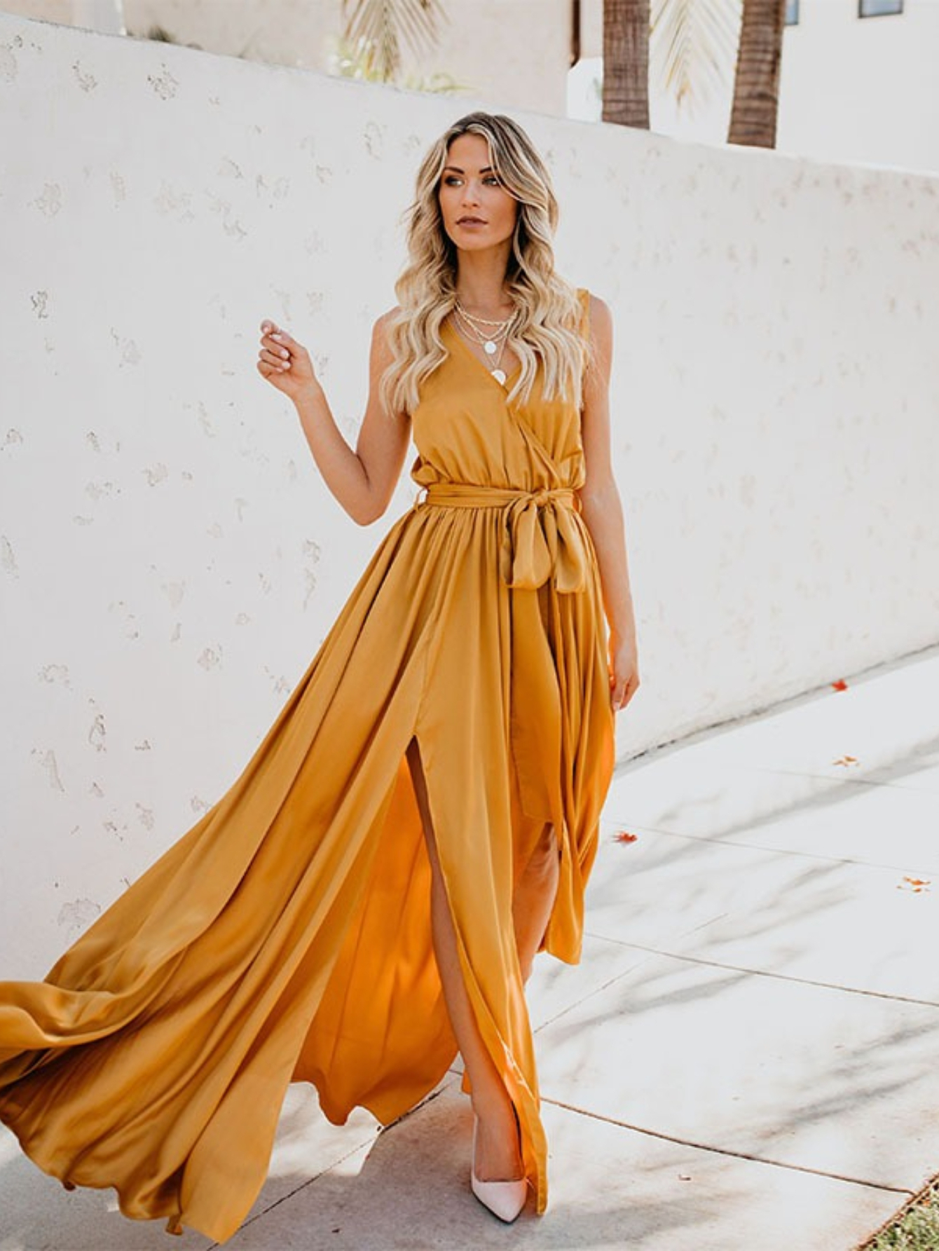 green bridesmaid dress sold on Temu United States