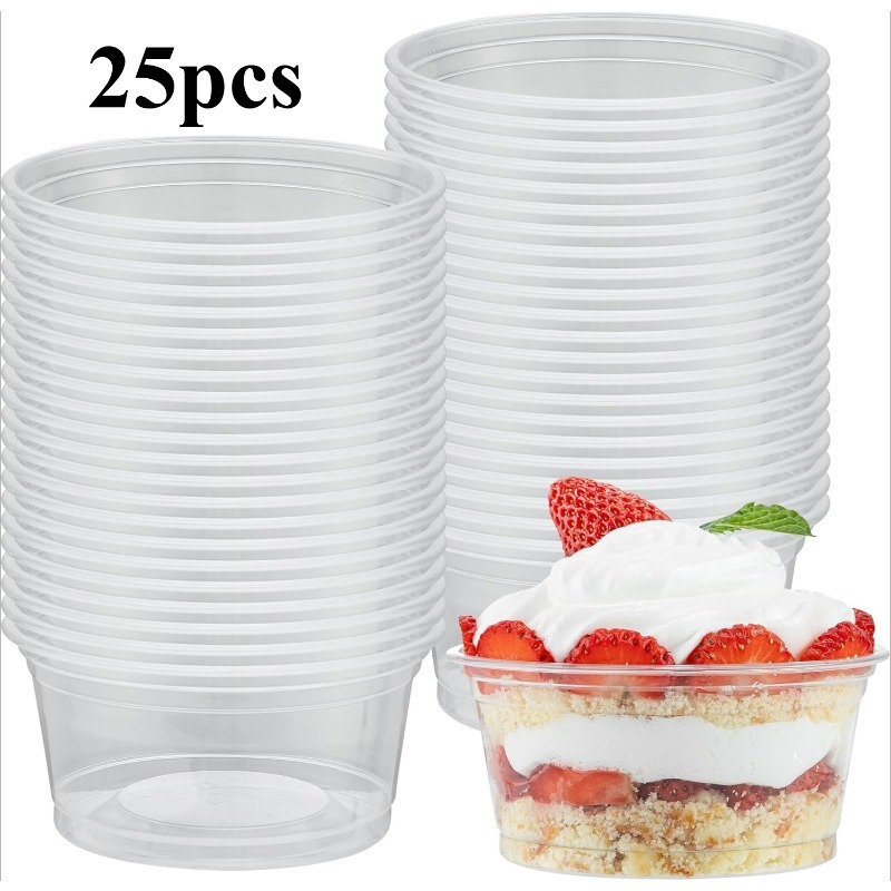 parfait cups plastic sold on Temu United States