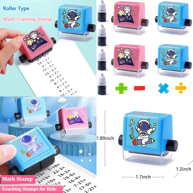 math roller stamp sold on Temu United States