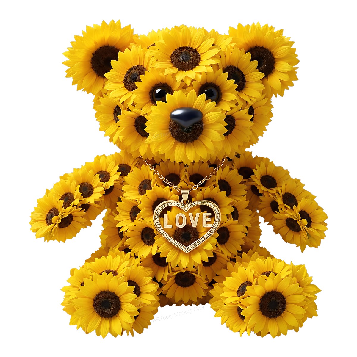 sunflower decorations sold on Temu United States