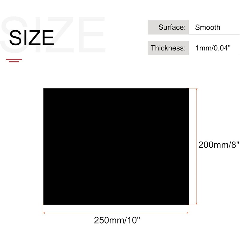 abs plastic sheets sold on Temu Canada